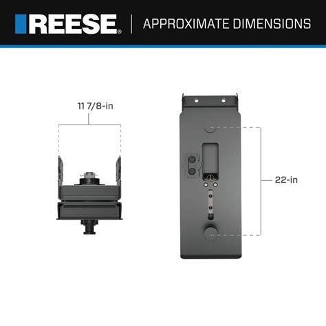 Reese 69220 Sidewinder™ 5th Wheel Pin Box 20000 Lbs Capacity