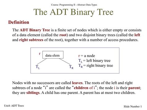 Ppt The Adt Binary Tree Powerpoint Presentation Free Download Id