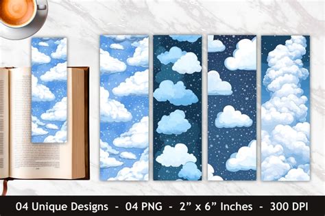 Snowy Clouds Bookmark Bookmark Sublimation 5038359