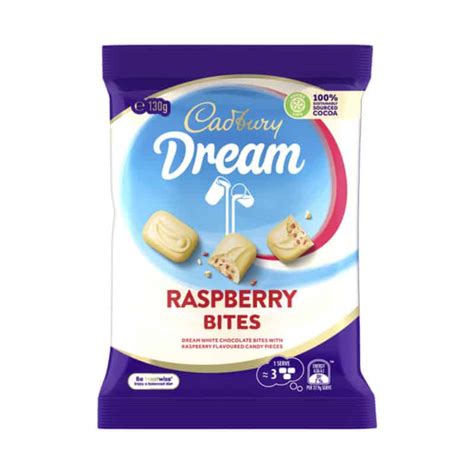Buy Cadbury Raspberry Dream Bites 130g Wholesale Case 4 75 X 14 Units