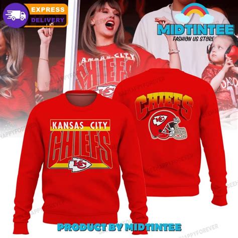 Nfl Kansas City Chiefs X Taylor Swift Sweatshirt Midtintee