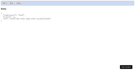 react querybuilder dnd example codesandbox