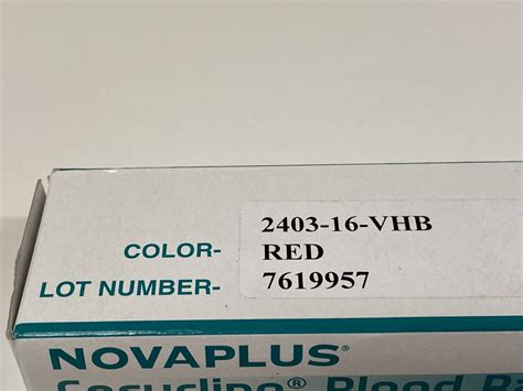 New Novaplus 7 Boxes 10box Securline Blood Band 7619957 Aa53