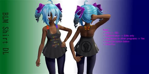 Mmd Blm Model And Shirt Dl By Artemis1031 On Deviantart