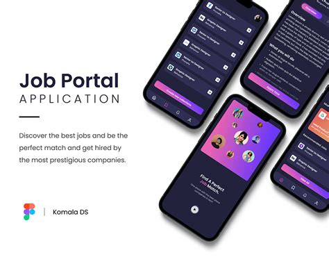 Job Portal App UI Design Behance