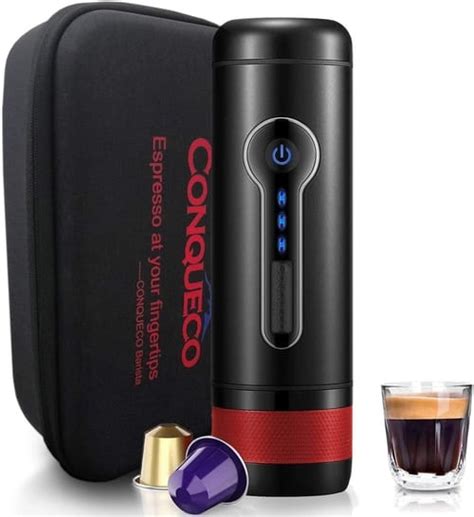 Review CONQUECO Portable Travel Espresso Coffee Maker