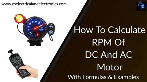 How To Calculate The RPM Of A Motor Global Electronic OFF