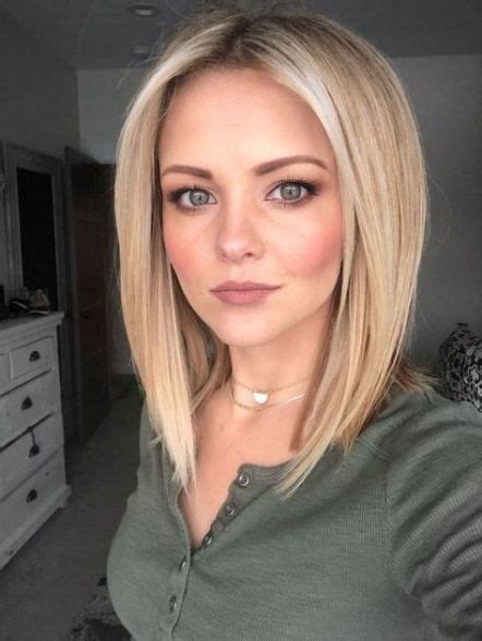 Haircut Middle Part Straight 55 Ideas Long Bob Hairstyles Long Hair Styles Shoulder Length