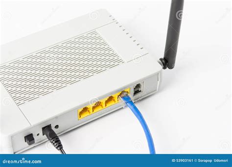 Wireless Modem Router Network Hub Stock Image Image Of Device Electronic 53903161