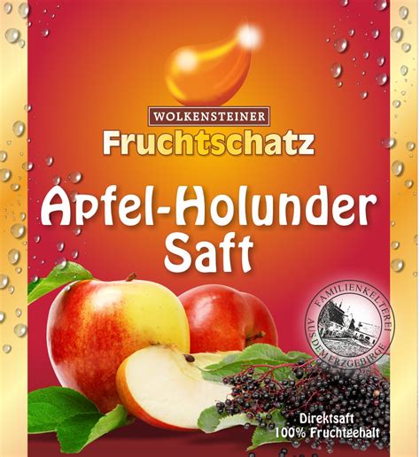 Sachsenland Fruchtquell Apfel Holunder Saft Paket