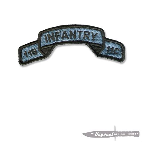 Us Army Infantry Scroll 4 1 8 X 1 3 4 11b And 11c Ft Benning