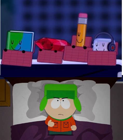 Kyle Watches Bfdia Characters Sleeping By Slatchworld2 On Deviantart