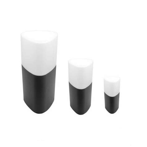 Ceramic Cool White Triangular Outdoor Led Bollard Light Surface 9 35