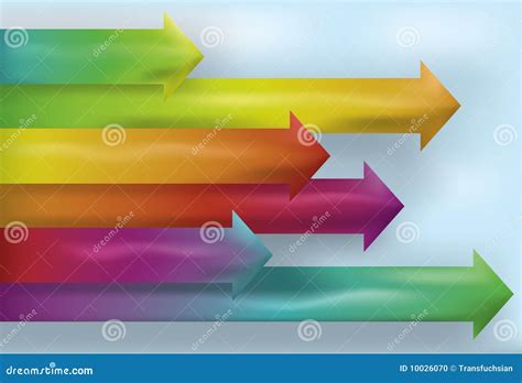 Spectrum Arrow Background Stock Vector Illustration Of Direction 10026070