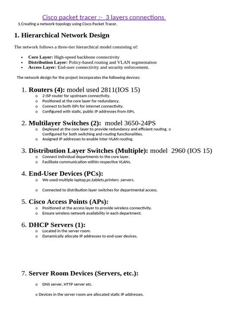 Network Topology 3 Layer Topology Pdf Computer Network Network Switch