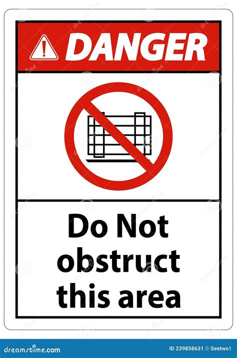 Do Not Block Or Obstruct Emergency Exits Correct And Wrong Situation Blocked And Clear Fire
