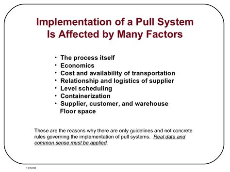 Kanban Pull System