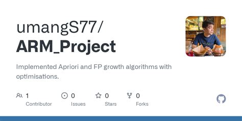 Github Umangs Arm Project Implemented Apriori And Fp Growth