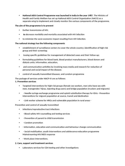 National Aids Control Programme Pdf Hivaids Hiv National Aids Control Programme Pdf Hivaids Hiv