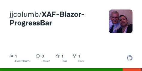 github jjcolumb xaf blazor progressbar