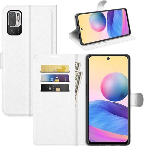 Xiaomi Redmi Note G Hoesje MobyDefend Kunstleren Wallet Book Case Wit GSM Bol Com