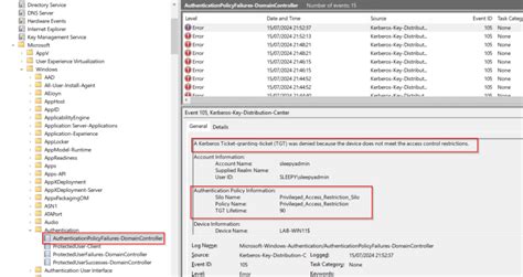 Active Directory Authentication Policies And Authentication Policy