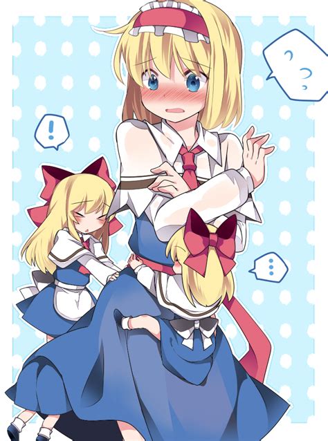 Alice Margatroid And Shanghai Doll Touhou Drawn By Hammersunset