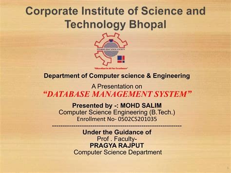 PPT For DBMS Pptx