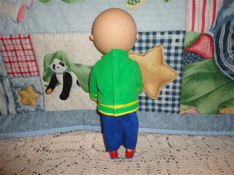 Caillou Rubber Doll 12 Inch 1999 Irwin Toy Cinar Jadees Antique Bear Shoppe