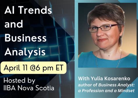Yulia Kosarenko On Linkedin Businessanalysts Webinar Businessanalysis Ai Data Analytics…
