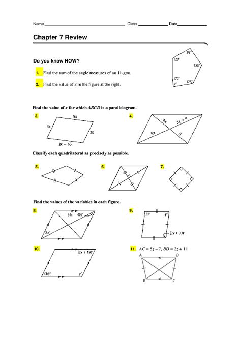 Kami Export Bj Ch 7 Review Wks Edited Name Class Date Chapter 7 Review Do You Know How 1