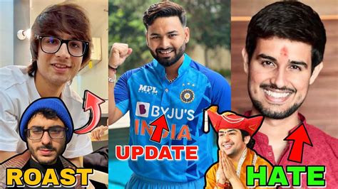 Carry Minati Roast Sourav Joshi Dhruv Rathee Getting Hate Rishabh