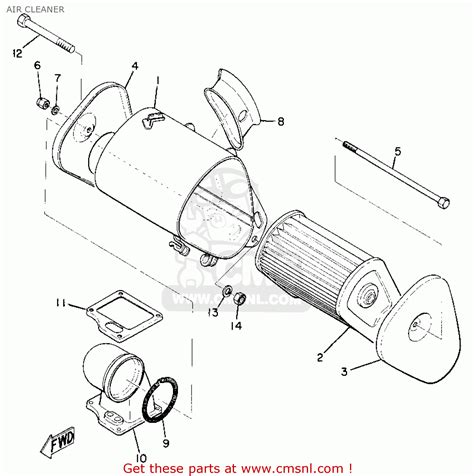 Yamaha L5ta 1970 Usa Air Cleaner Buy Original Air Cleaner Spares Online