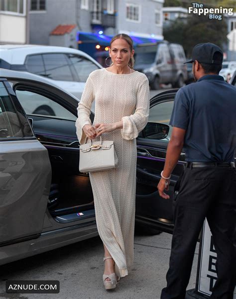 Jennifer Lopez Sexy Stuns In Fabulous See Through Dress At Giorgio