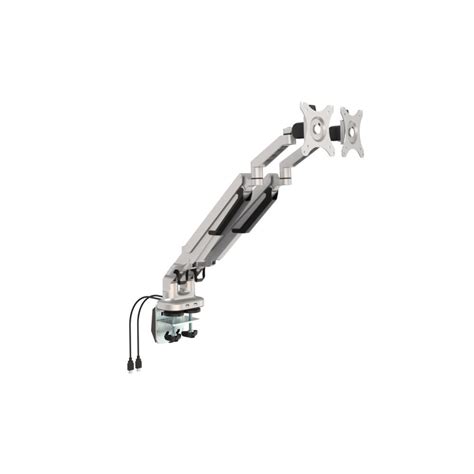Monitorarm Classic Dual Zilver Ergo2work