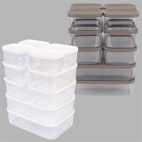티몬월드 주방 보관 밀폐용기 반찬통 냉장고 소분용기 B세트 주방용품