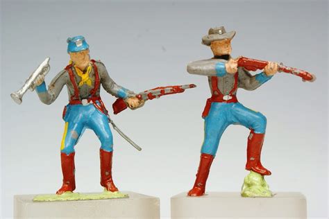 Sold Cherilea 60mm Acw Confederates Unused Herald Toys And Models
