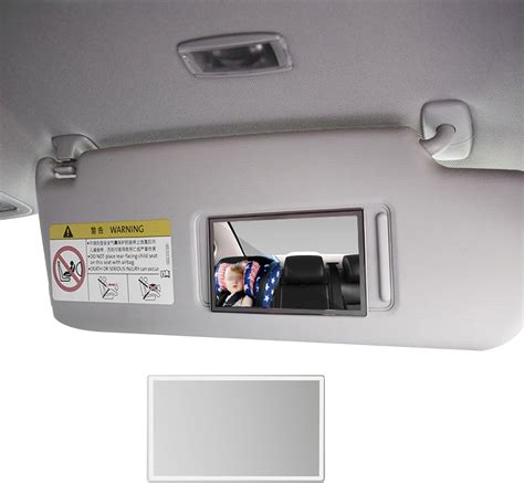 Asubha Car Sun Visor Vanity Mirror Self Adhesive Rear View