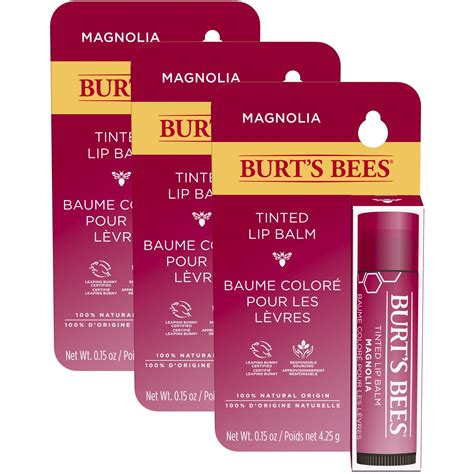 Burts Bees 100 Natural Origin Moisturizing Tinted Lip Balm Magnolia