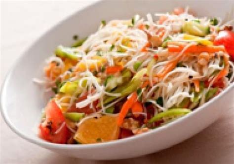 Learn How To Make A Thai Rice Noodle Salad With Chili Lime Vinaigrette