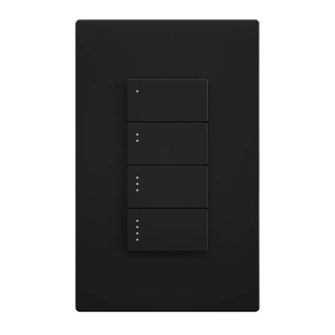 Ascend Low Voltage Keypad 4 Button Brushed Black Aiva México