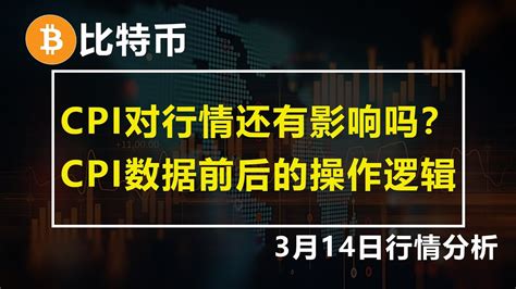 2023314比特币行情分析 Cpi数据对行情还有影响力吗？cpi数据前后的交易逻辑 Youtube