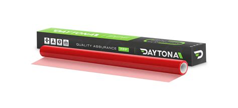 Гибридный полиуретан DAYTONA PPF H200 красная глянцевая пленка