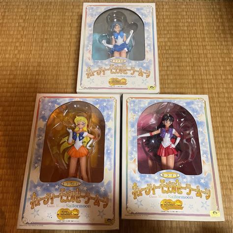 【未使用】[未開封] 美少女戦士セーラームーン フィギュア まとめ売り キューティーモデル 3体セット マーズ ヴィーナス マーキュリーの落札
