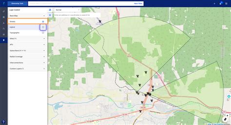 Display Coverage Maps Visp