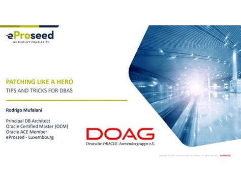 Patching Like A Hero Doag Ppt