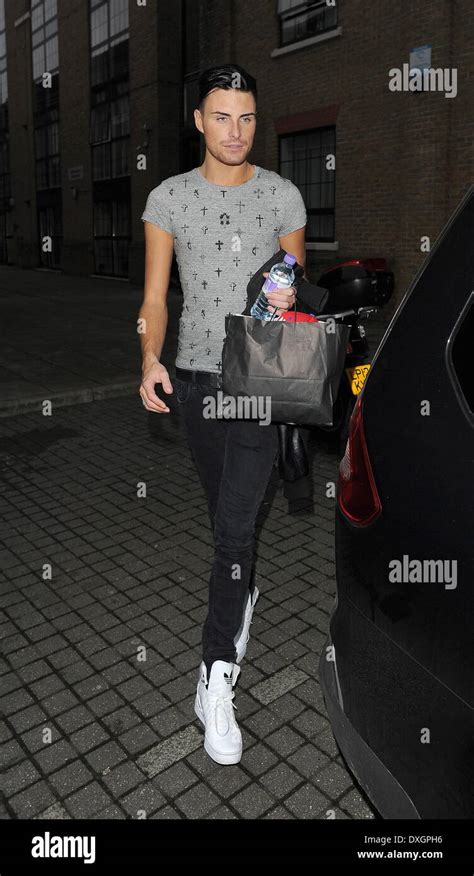 X Factor Contestant Rylan Clark Leaving A Dance Studio Holding A