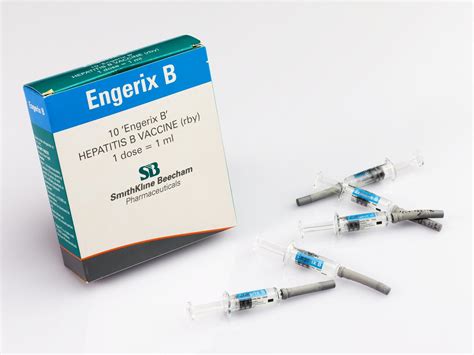 Syringes Containing Engerix B Vaccine Science Museum Group Collection