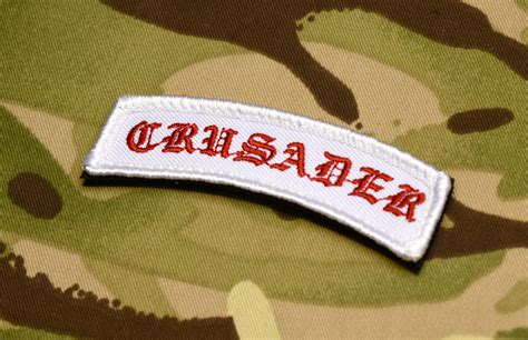 Crusader Tab Patch Red And White Britkitusa Crusader Tab Patch Red And White Britkitusa