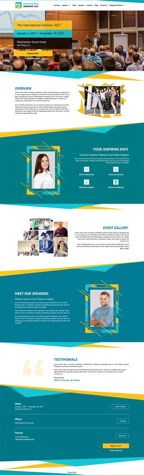 Cvent Visual Showcase For Event Management